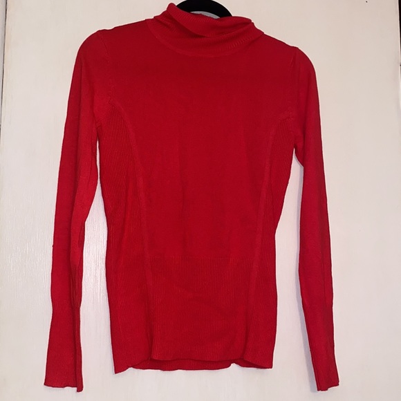 Philosophy | Tops | Philosophy Red Turtleneck Sweater Top | Poshmark